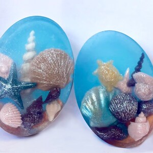 Ocean Soap With Seashells - Etsy