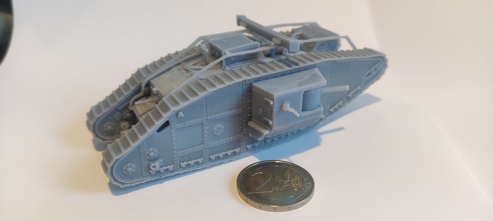British Mark V Male Heavy Tank Model Kit 3D Printed at 1/56th, 1/72th ...