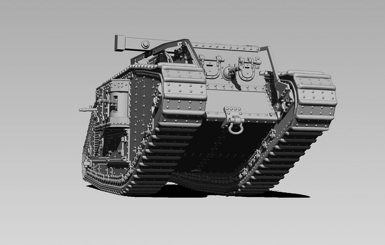 British Mark V Female Heavy Tank Model Kit 3D Printed at 1/72th 1/56 ...