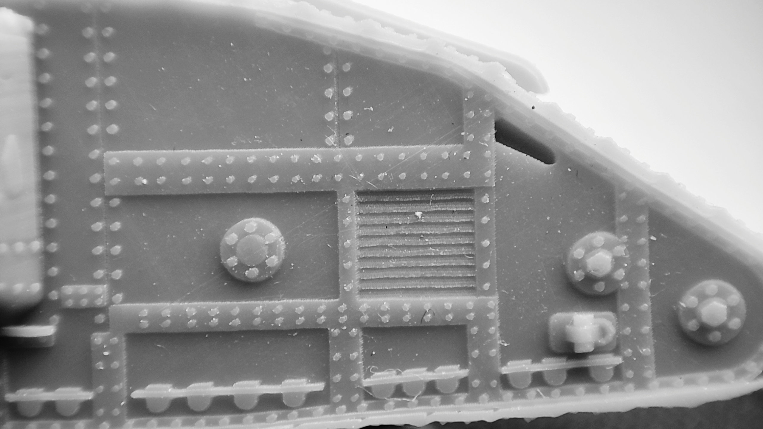 British WW1 Tank Mark V "male" 3D Printed Scale 1/100 for Wargaming - Etsy