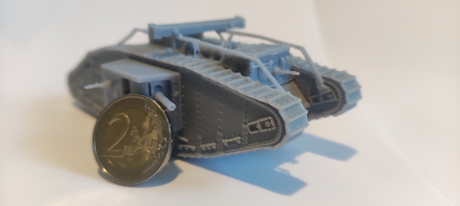 British Mark V Male Heavy Tank Model Kit 3D Printed at 1/56th, 1/72th ...