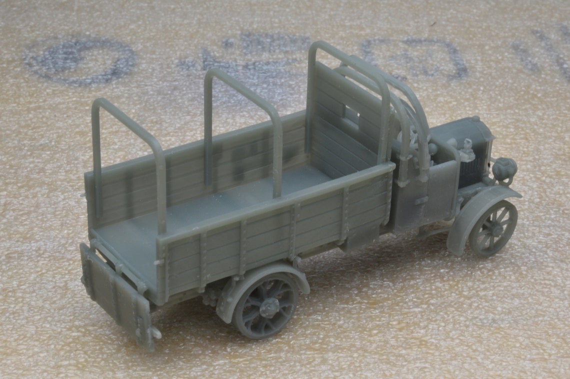 WW 1 British Truck Dennis 3 Ton Lorry 3D Model Kit 72nd Scale | Etsy