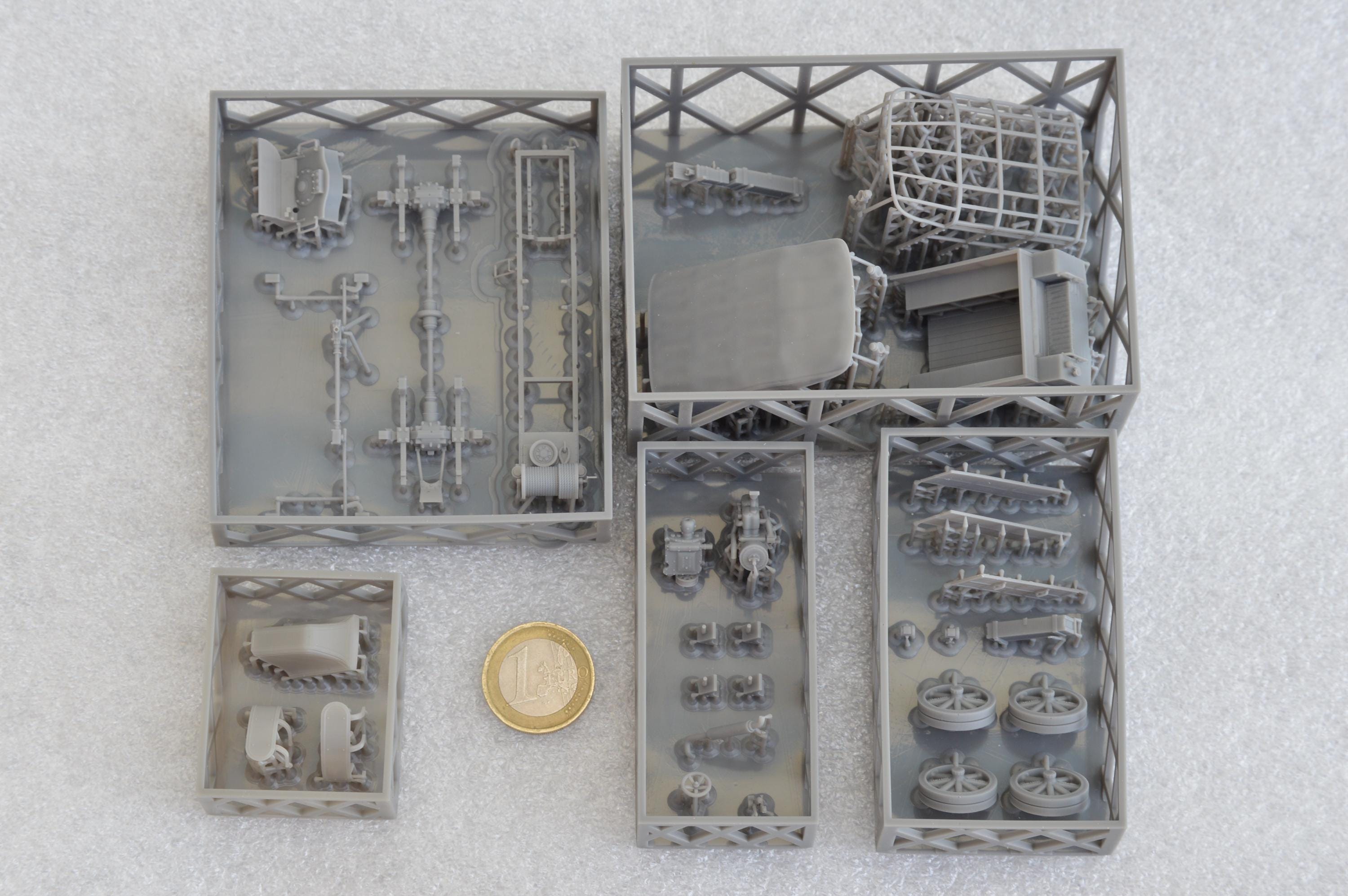 Renault EG Late Model WW1 French Truck 3D Model Kit 1:72 Scale WW1 ...