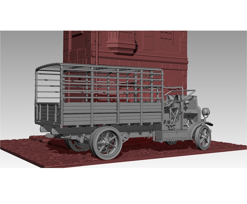 French Berliet CBA WW1 Truck 3D Printed 1/35 Scale WW1 Highly Detailed ...