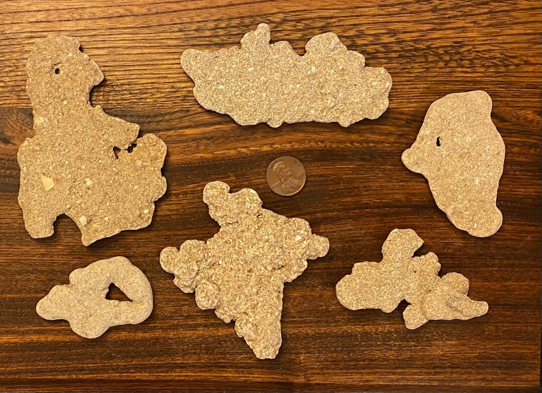 Six Flat Natural Sandstone Sculptures - Etsy