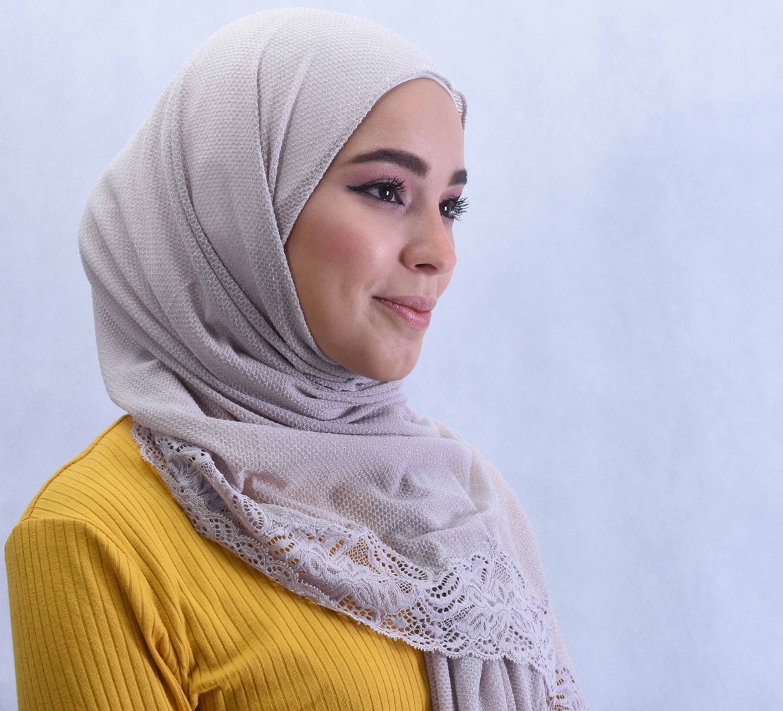 Net Hijab Head Scarf Hijab for Women Head Covering One Piece - Etsy