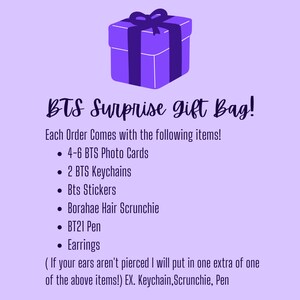 Bts Surprise Bag, Bts Gift, Bts Surprise Gift, Bt21, Gift for Army, Bts ...