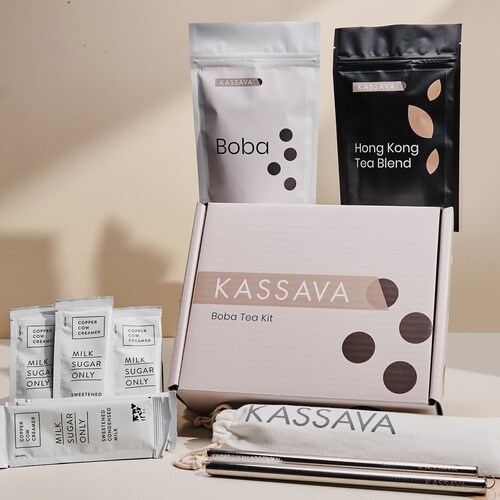 HONG KONG TEA With Copper Cow Condensed Milk Premium Boba - Etsy