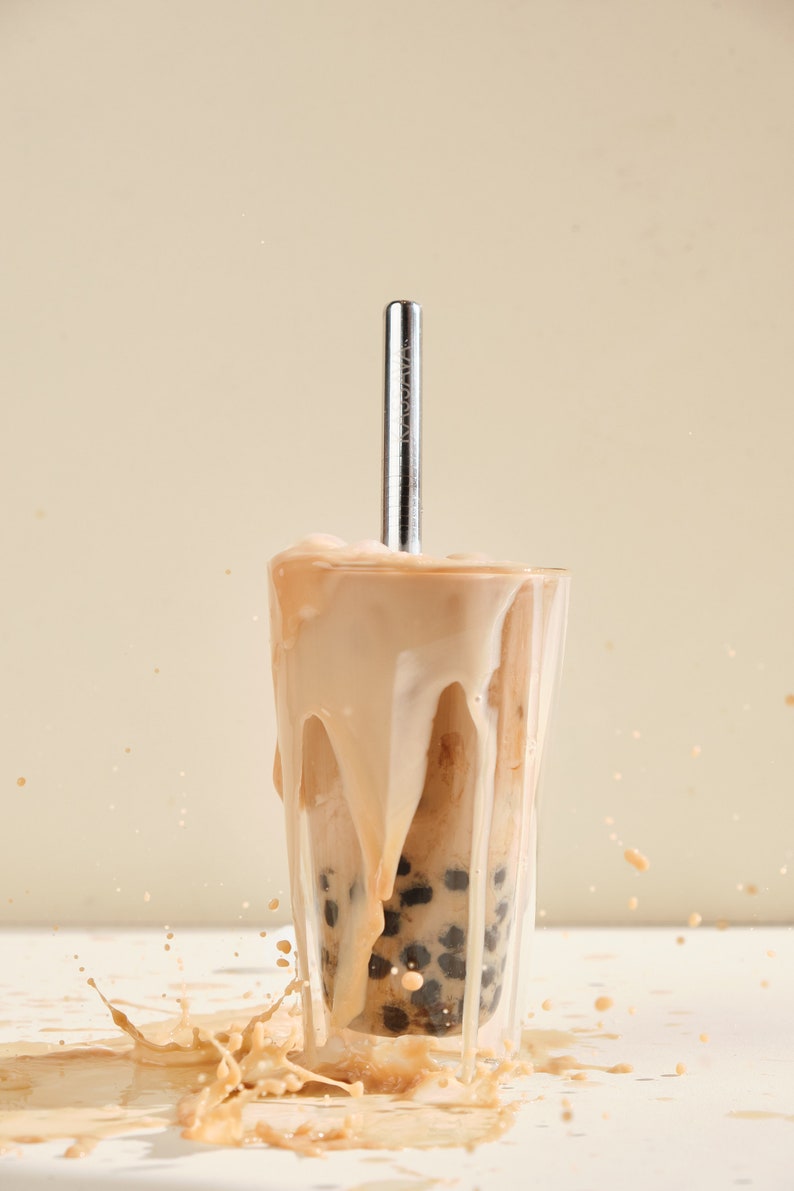 HONG KONG TEA With Copper Cow Condensed Milk Premium Boba - Etsy
