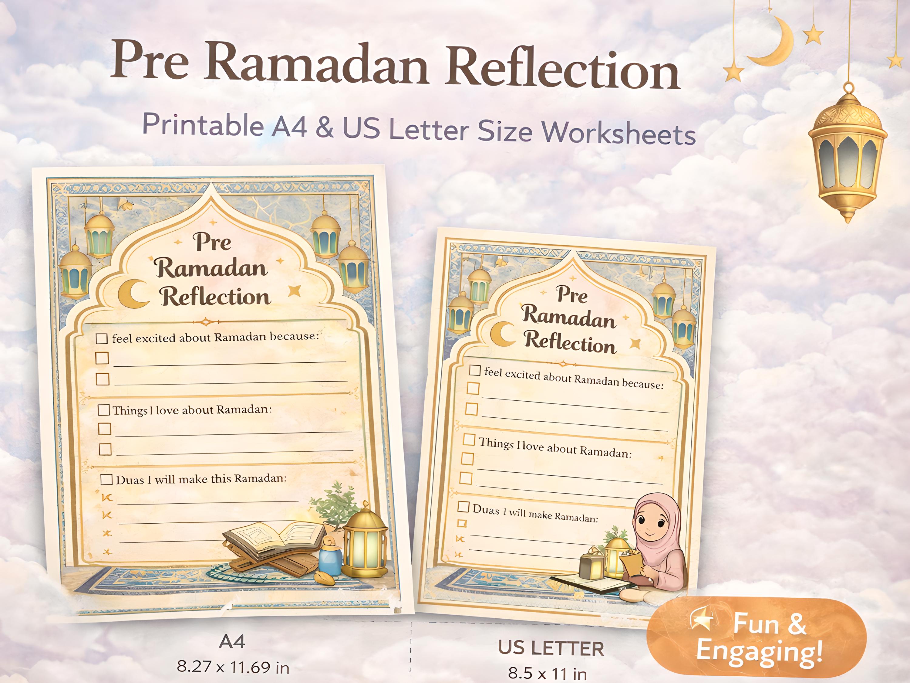 Digital Ramadan Planner Printable for Kids: Fun Muslim Activities ...