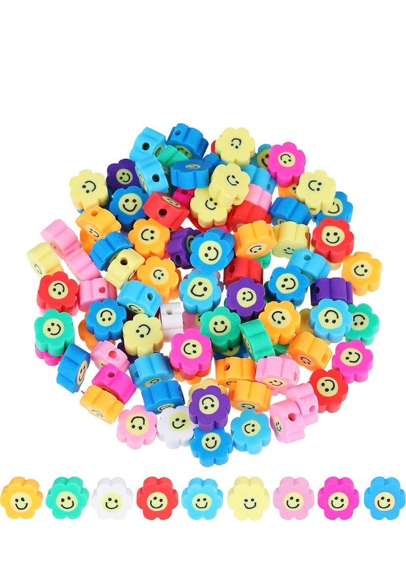 Personalized Wooden Bead Lanyard With Retro Flowers - Teacher Gift ...