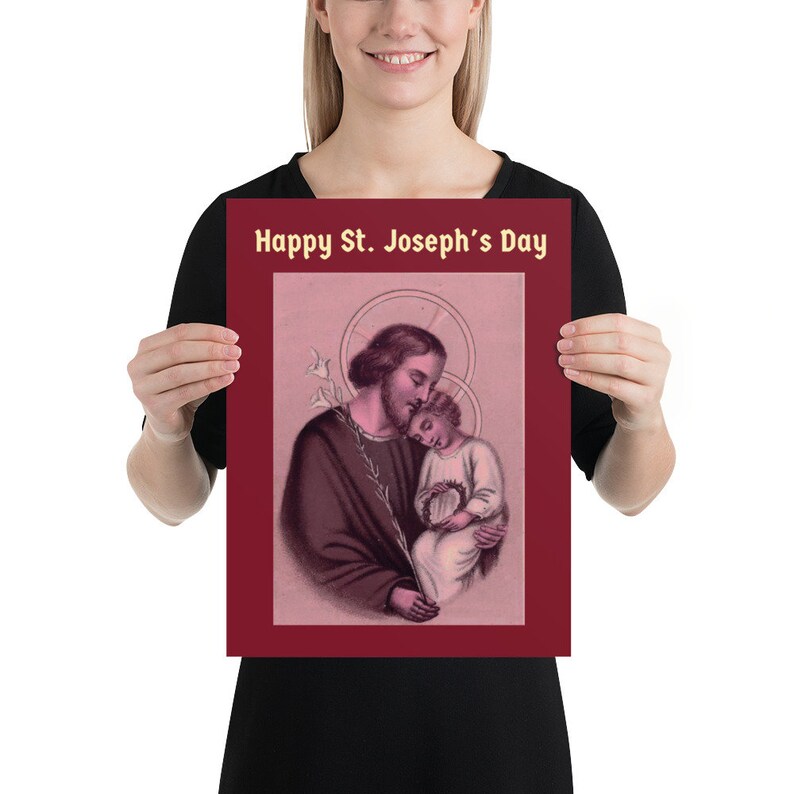 St Joseph’s Feast Day Poster - Etsy