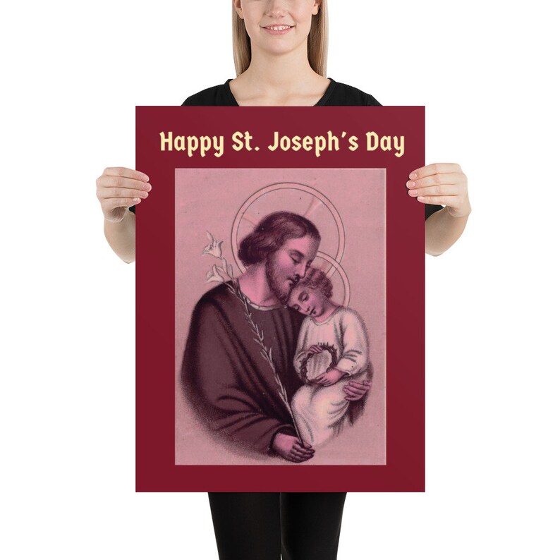 St Joseph’s Feast Day Poster - Etsy