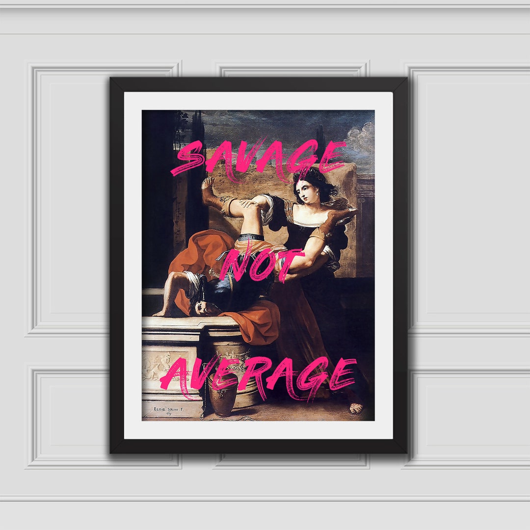 Savage Not Average Print, Entryway Art, Quote Print, Office Art, Wall ...