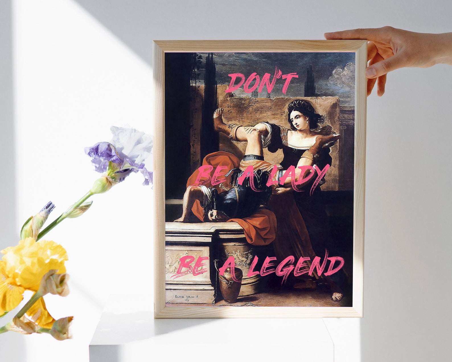 Don't Be a Lady Be a Legend Quote Print,printed Wall Art,fashion Print ...