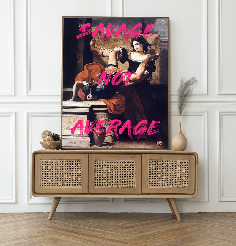 Savage Not Average Print Entryway Art Quote Print Office - Etsy
