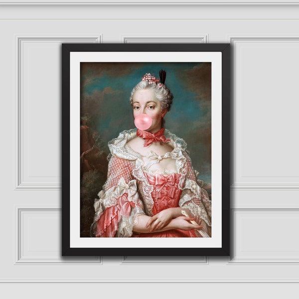 Renaissance Art Print Dress Etsy