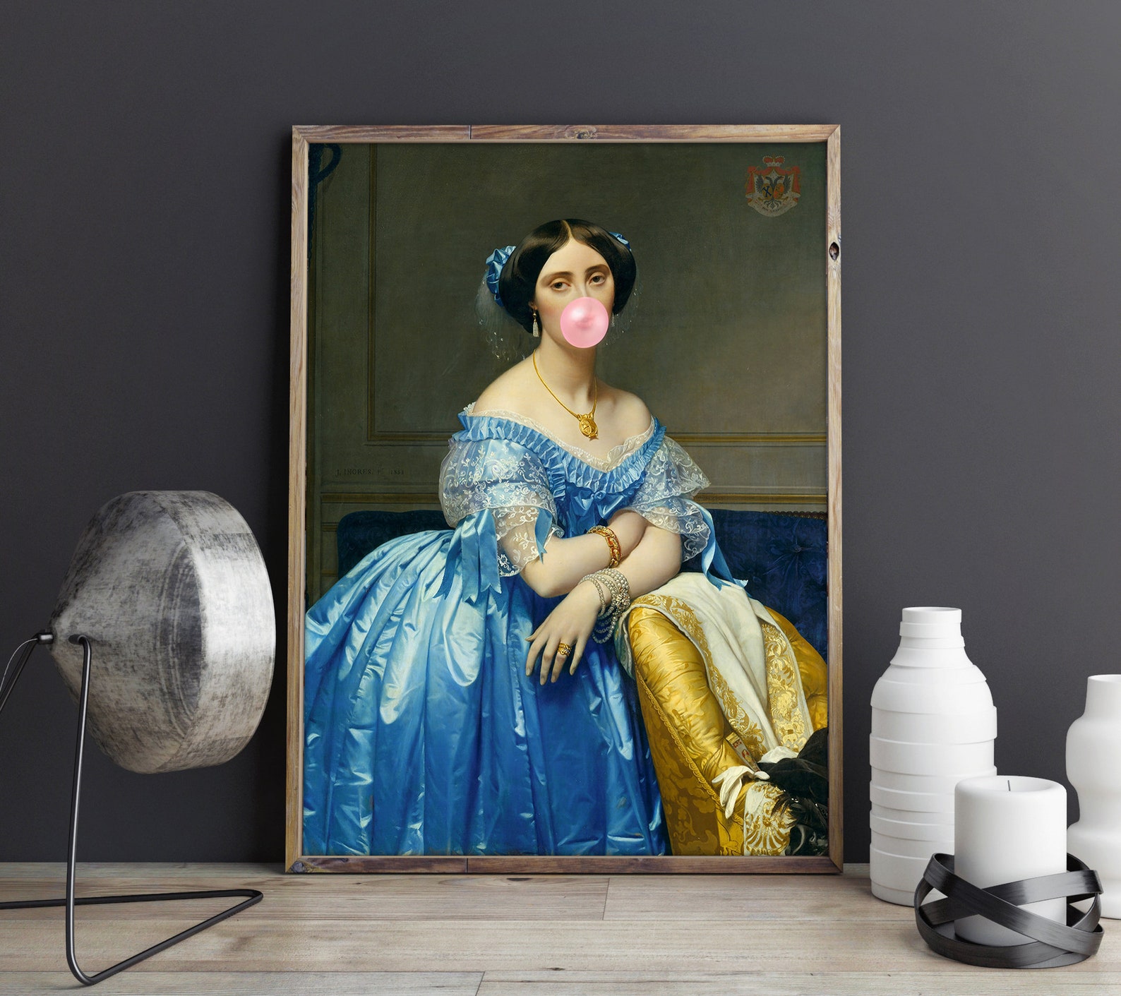 Princess Broglie Bubblegum Printalter Vintage Paintingalter | Etsy