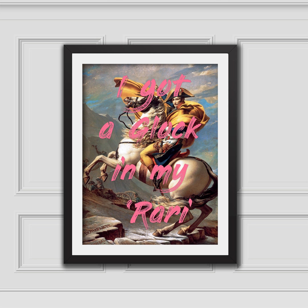 Napoleon Glock Quote Art Print Printable Art Vintage Realism Art ...