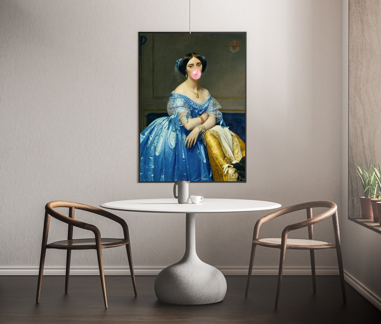 Princess Broglie Bubblegum Printalter Vintage Paintingalter | Etsy