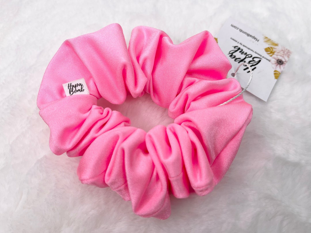 Neon Pink Scrunchie - Etsy