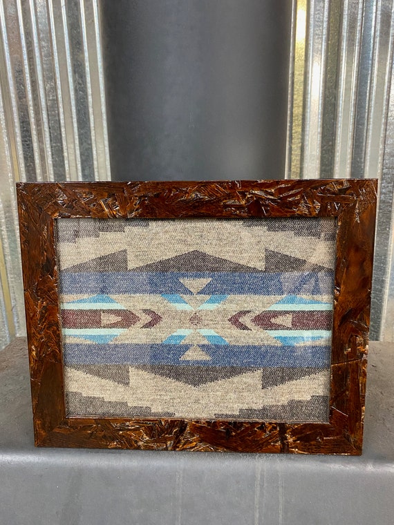8.5x11 Framed Artwork Using Pendleton Wool - Etsy