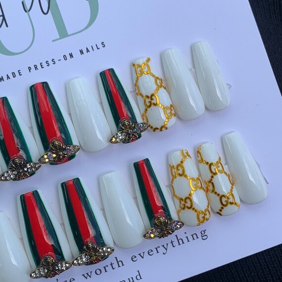 DELANEY Press on Nails - Etsy