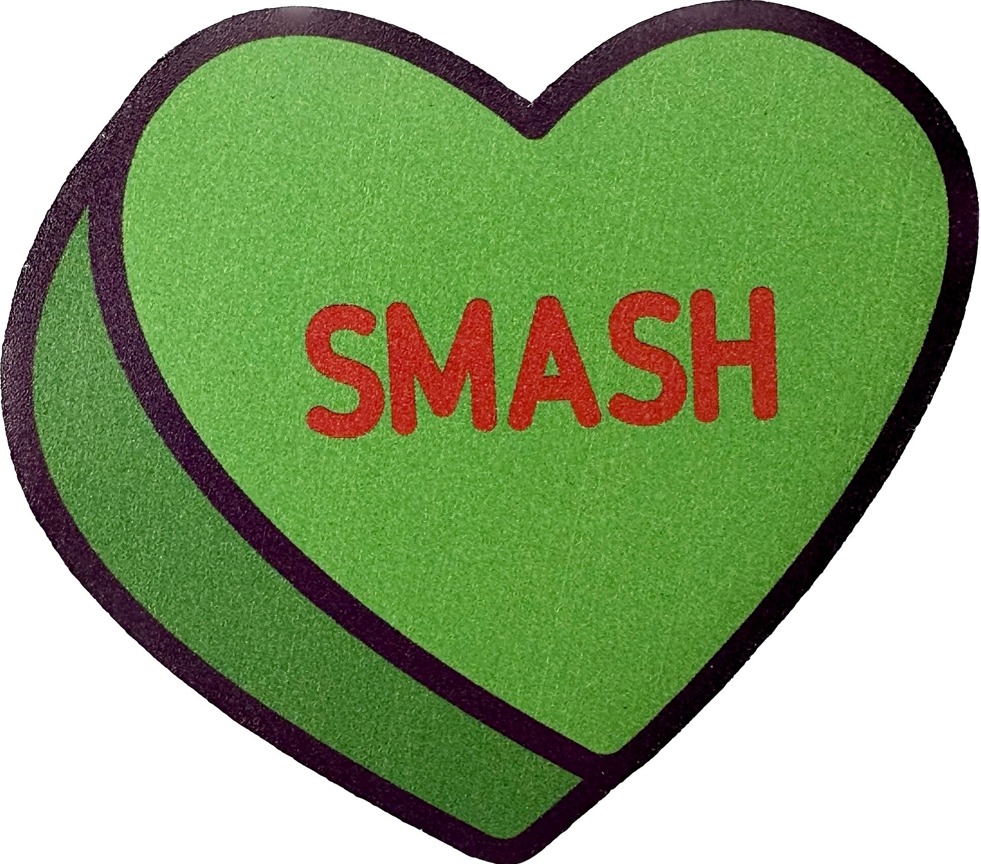Hulk Smash Vinyl Sticker: Marvel Candy Heart, Valentine's Day Gift - Etsy