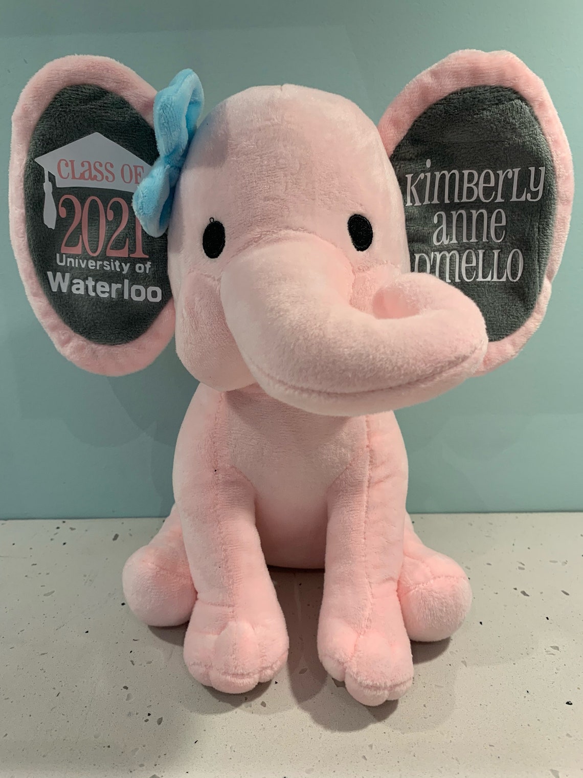 Graduation Elephant Plush Graduation Class Of... - Etsy