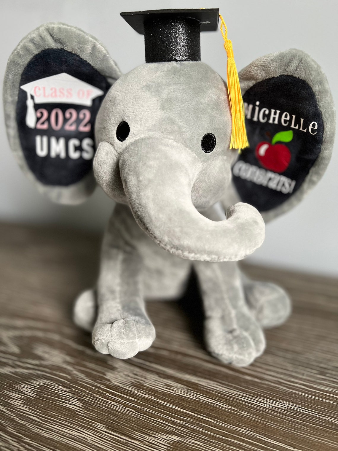 Graduation Elephant Plush Graduation Class Of... - Etsy