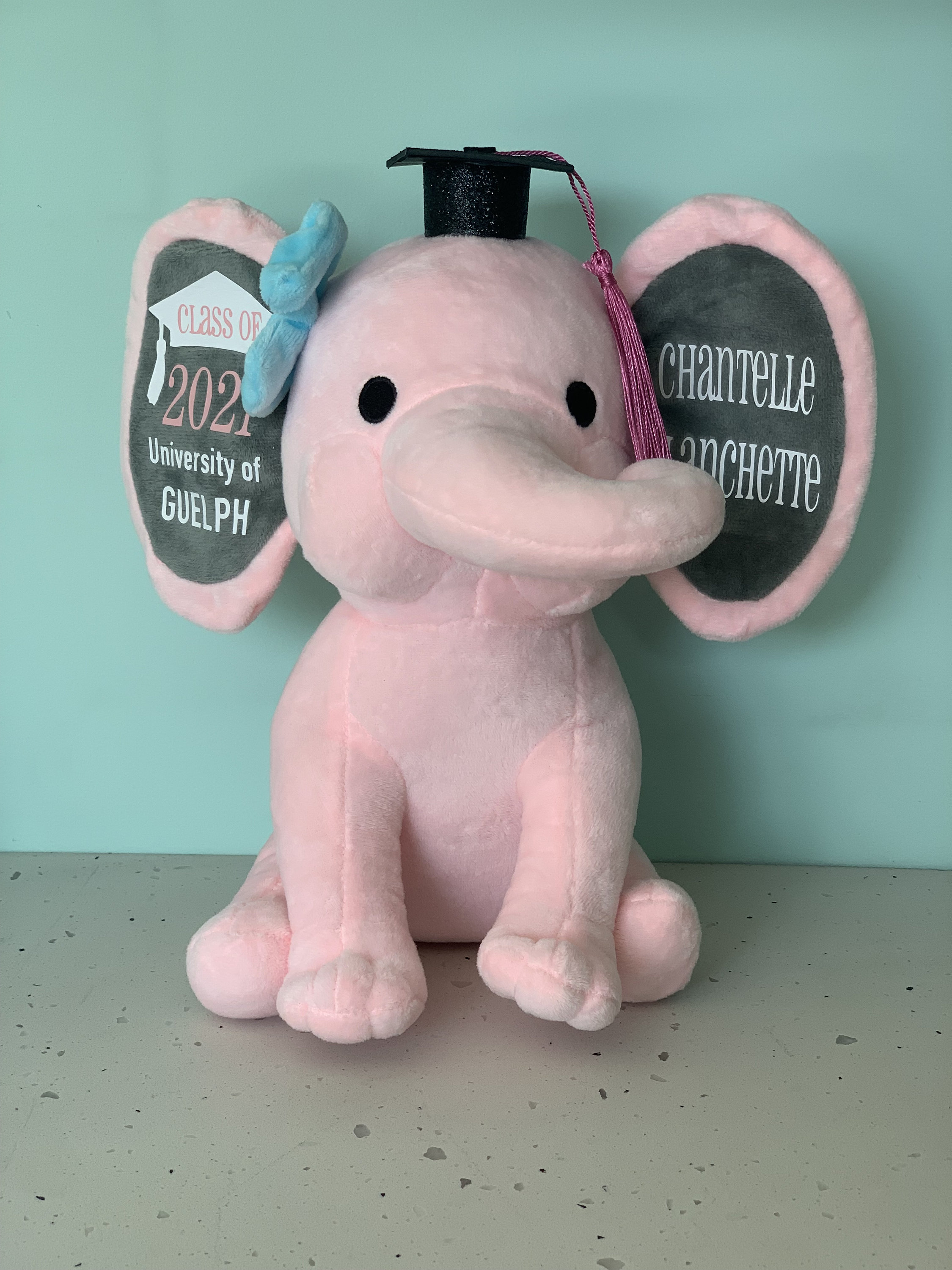 Graduation Elephant Plush Graduation Class Of... - Etsy
