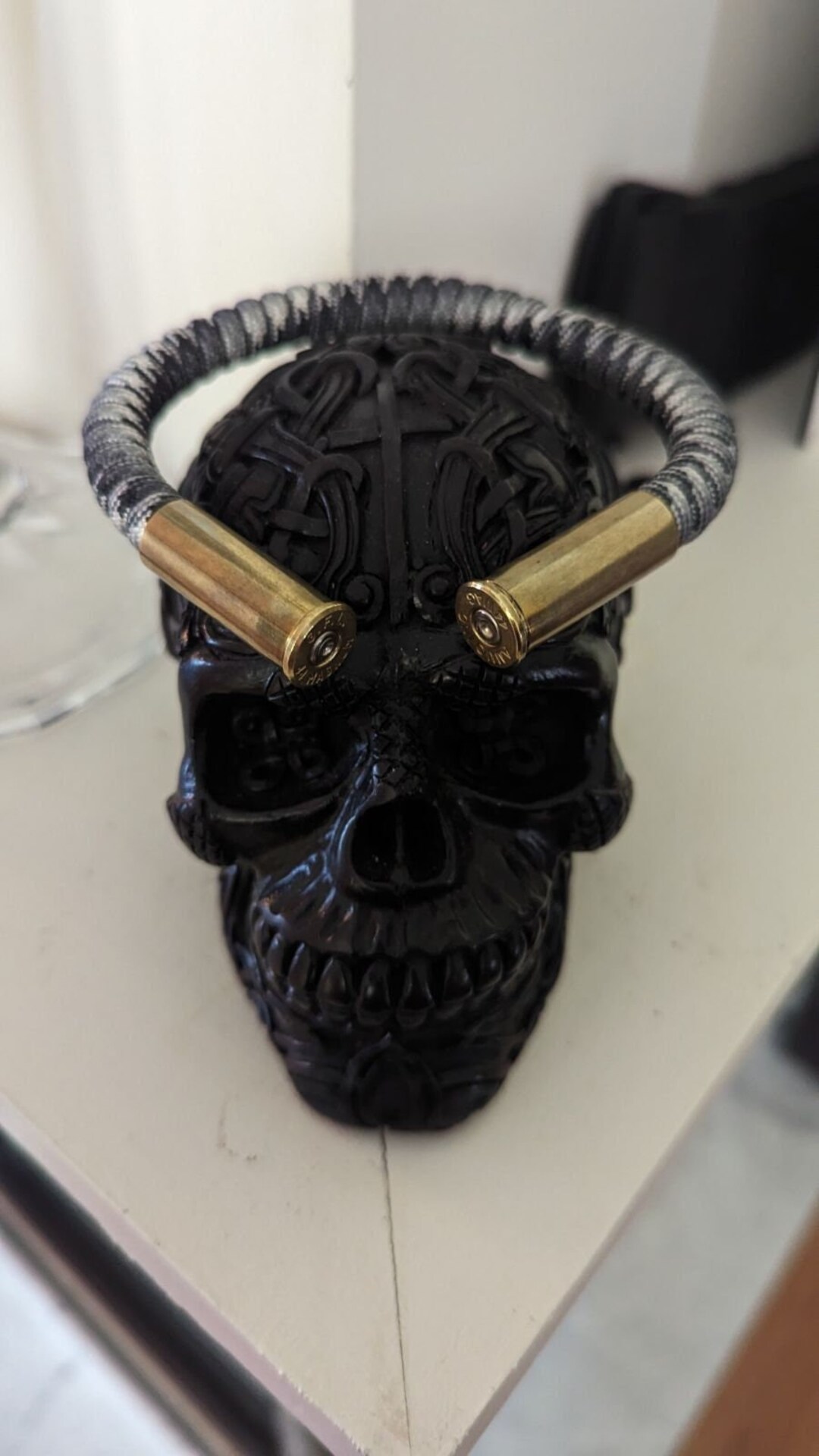 44 Magnum Bullet Casing Survival Bracelet With 11 Strand Parapocalypse ...