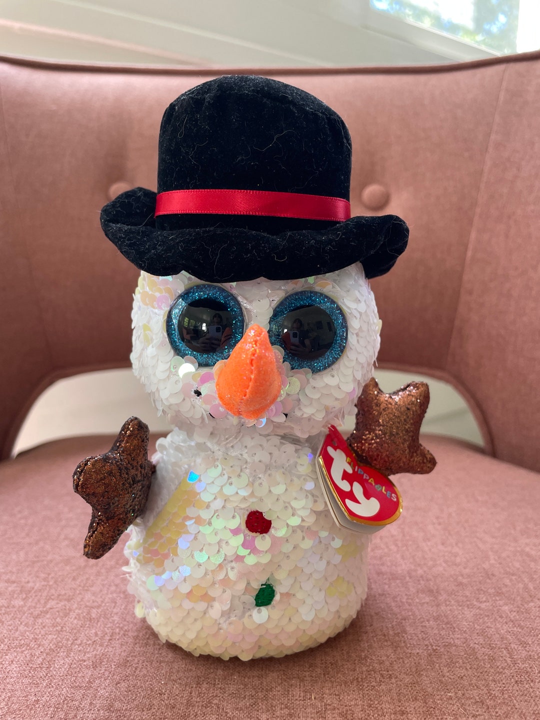 Ty 6 Inch Beanie Boo Flippables “melty” the Snowman - Etsy