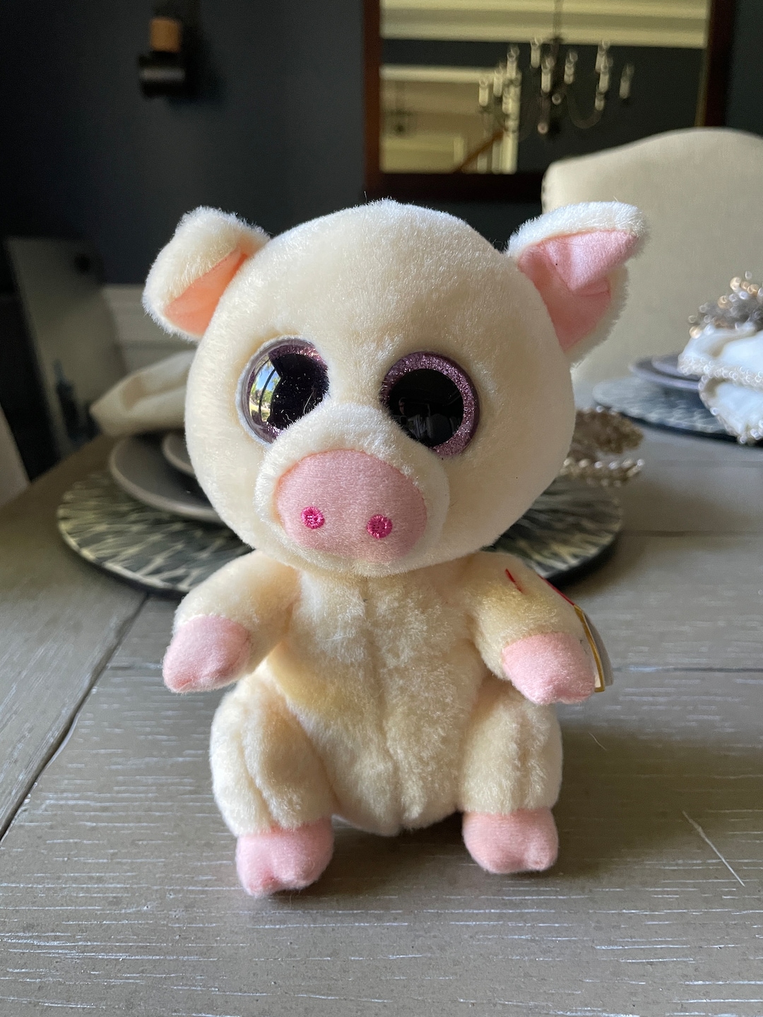Ty 6 Inch Beanie Boo “piggley” the Pig - Etsy