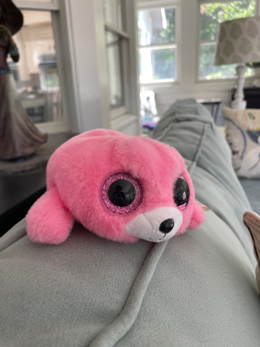 Ty 6 Inch Beanie Boo “pierre” the Pink Seal - Etsy