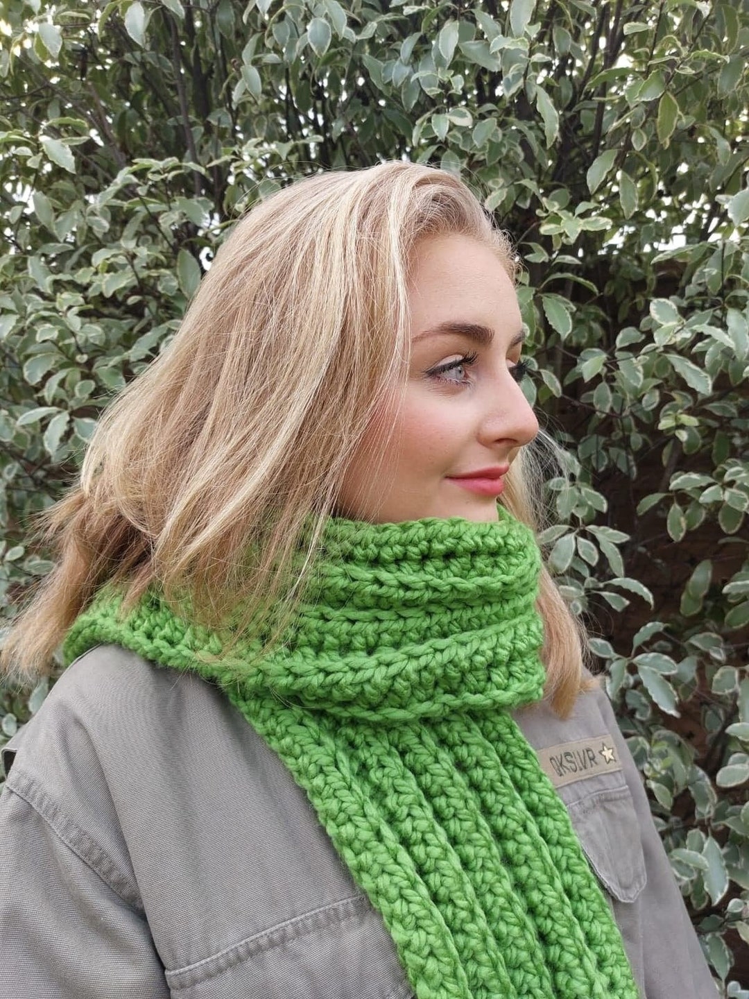 Complete Scarf Crochet Kit - Perfect for Beginners, Super Chunky Scarf ...