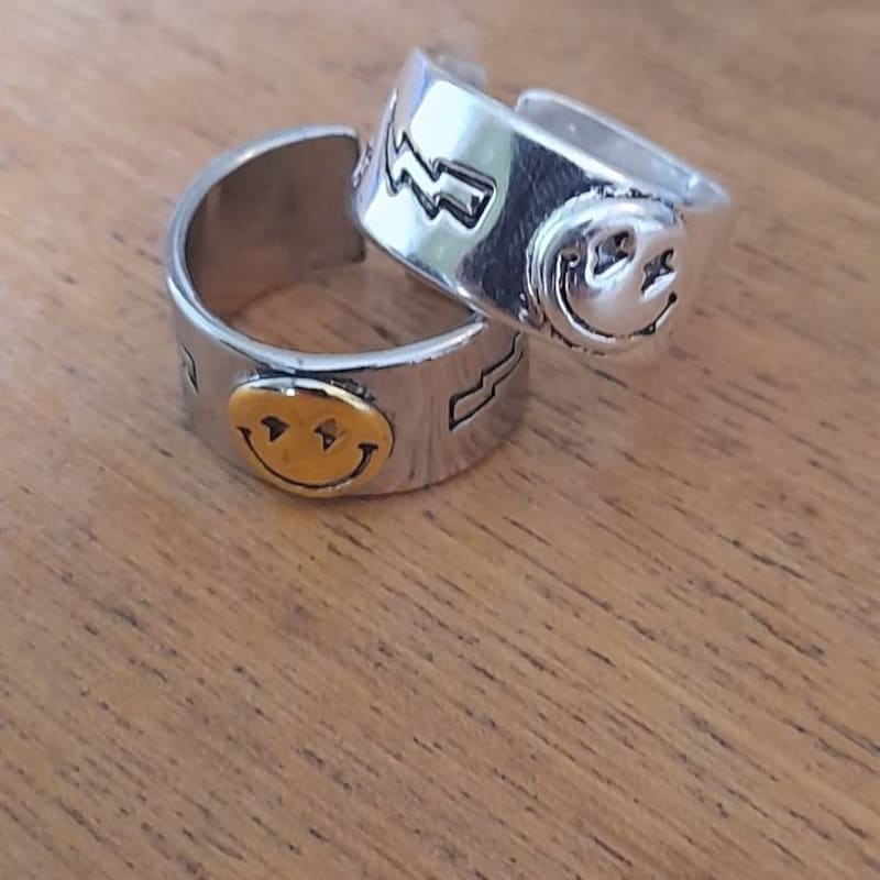 Smiley Ring - Etsy