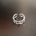 Silver Adjustable Curb Ring - Etsy