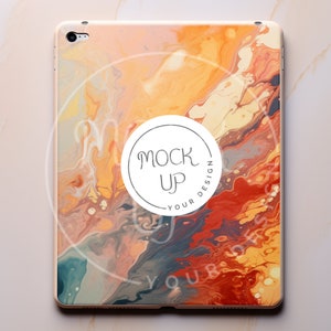 Tablet Sticker Mockup Tablet Case Sticker Mockup Tablet Cover Sticker ...