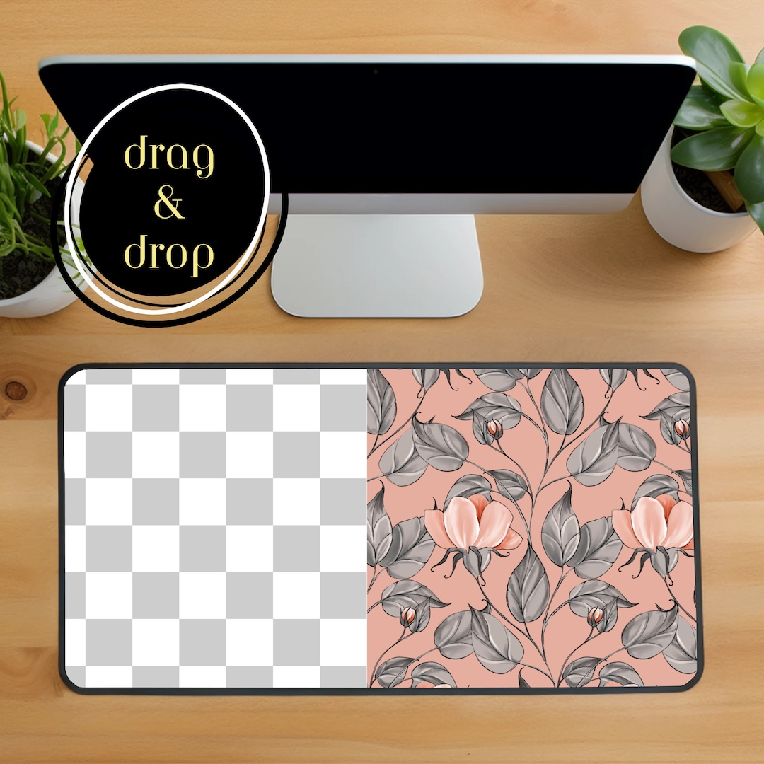 12x22 Mousepad Mockup: AOP Desk Mat Overlay (digital Download) - Etsy