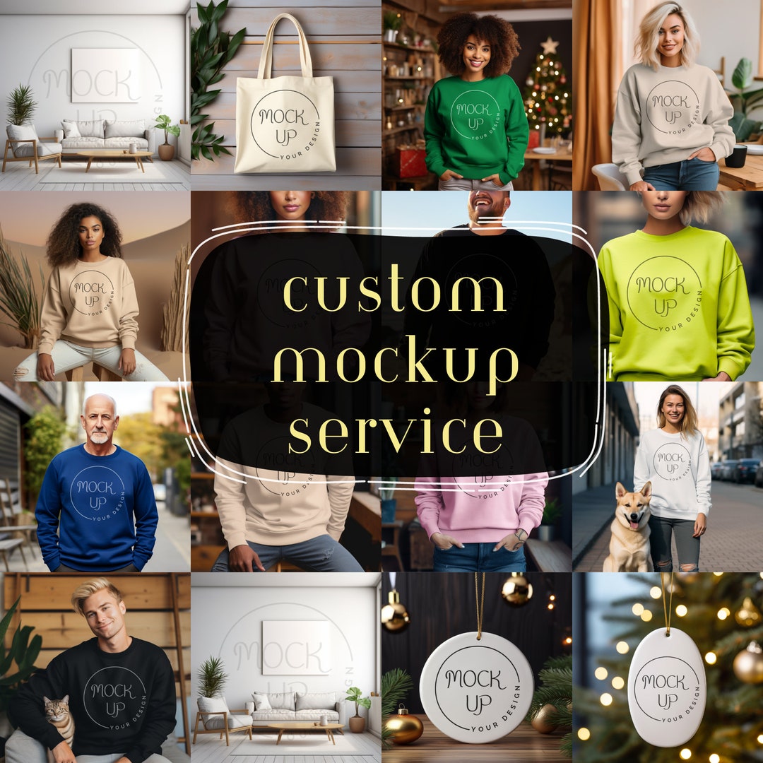 Custom Mockup Service - Etsy
