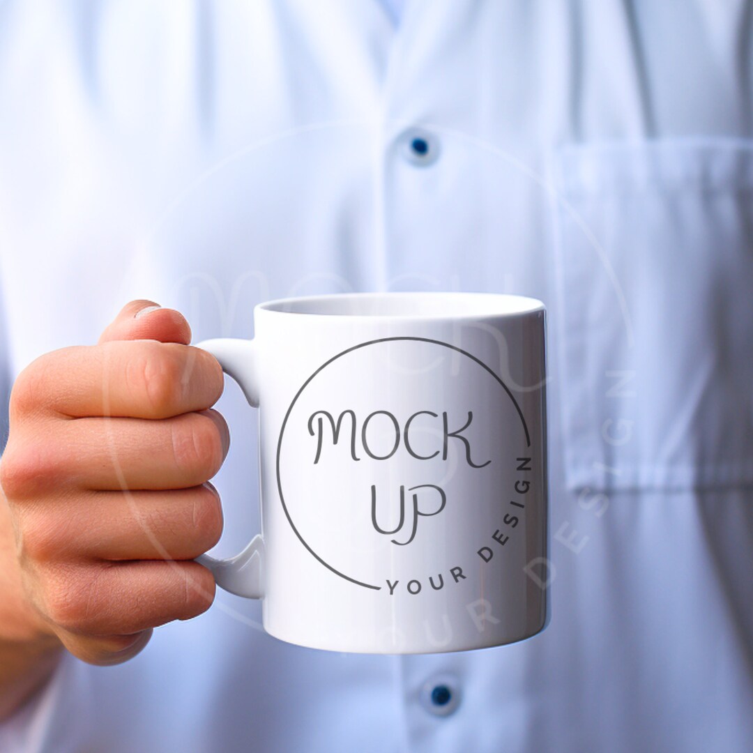 Doctor White Ceramic Mug Mockup: AI Generated Image (digital Download ...
