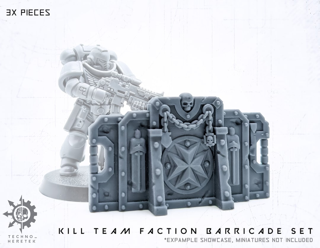 Faction Barricades Marines Chapters - Resin Print - for Kill Team 2021 ...