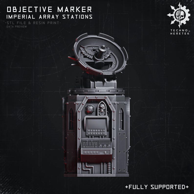 Imperial Objective Marker - Relay Stations - for Narrative Wargame ...