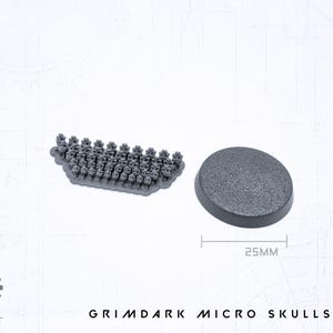 Grimdark MICRO Skulls Set - Resin 3D Print- for 28mm Tabletop Wargames ...