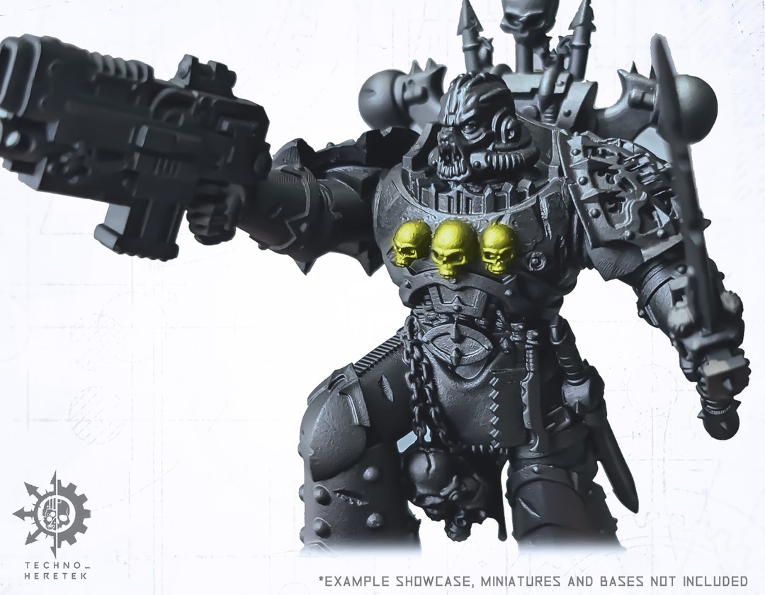 Grimdark MICRO Skulls Set Resin 3D Print for 28mm Tabletop Wargames - Etsy