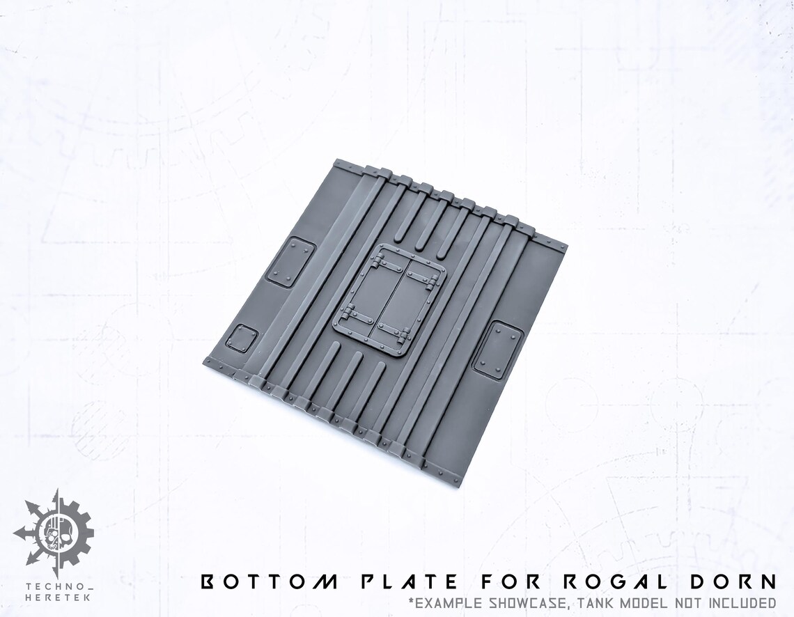 Bottom Plate for Dorn Tank - Resin 3D Print - for Tabletop Wargames - Etsy