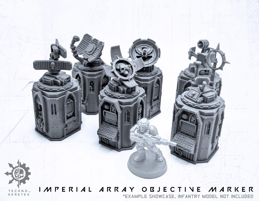 Imperial Objective Marker - Relay Stations - for Narrative Wargame ...