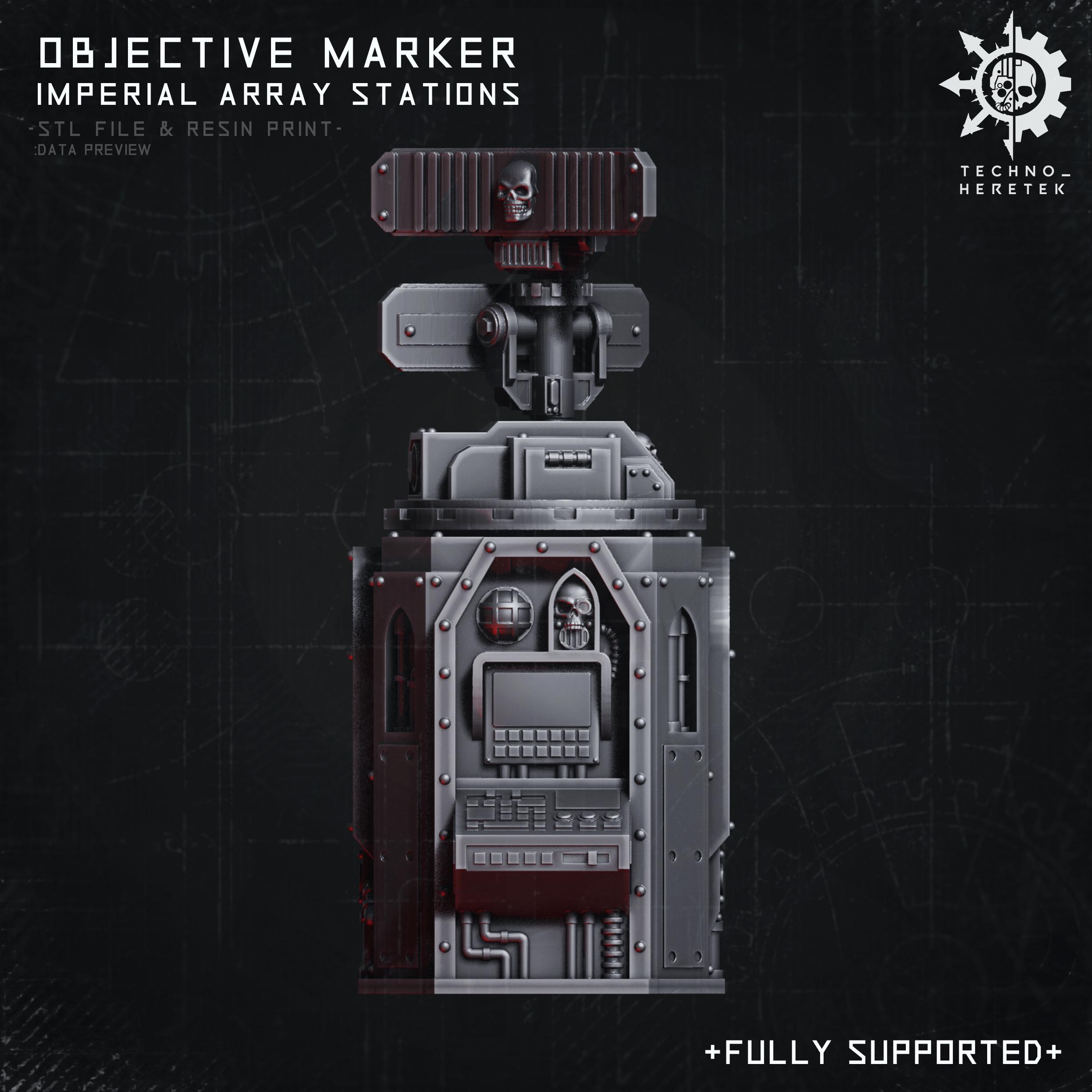 Imperial Objective Marker - Relay Stations - for Narrative Wargame ...