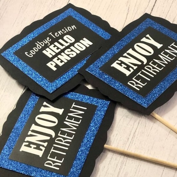 Retirement Party Table Centerpiece Ideas - Etsy